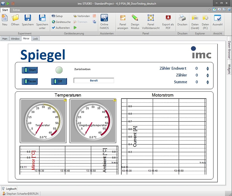 imc STUDIO Panel imc Test & Measurement GmbH